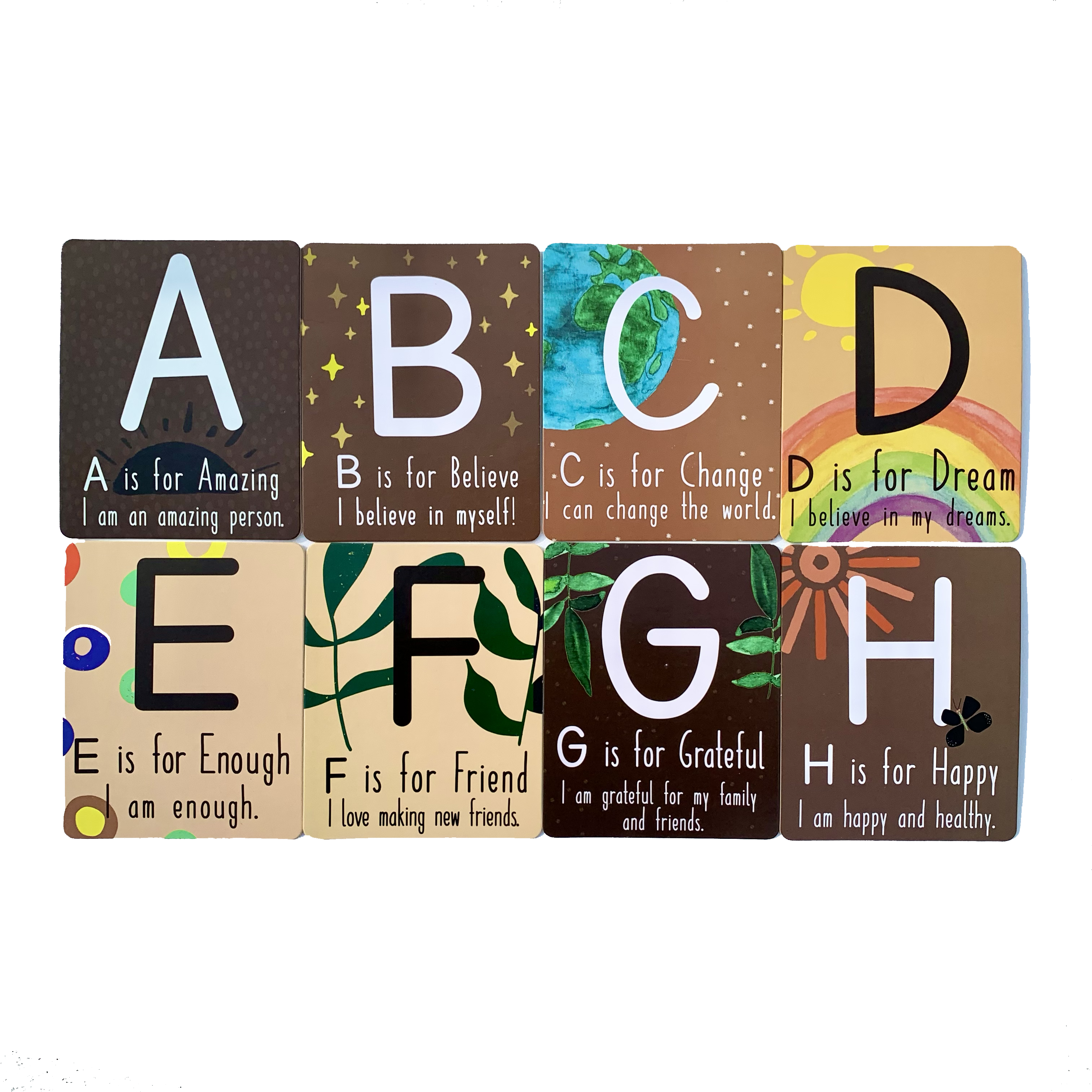 Kids For Culture - Alphabet Affirmation Flashcards – Cultural Interiors