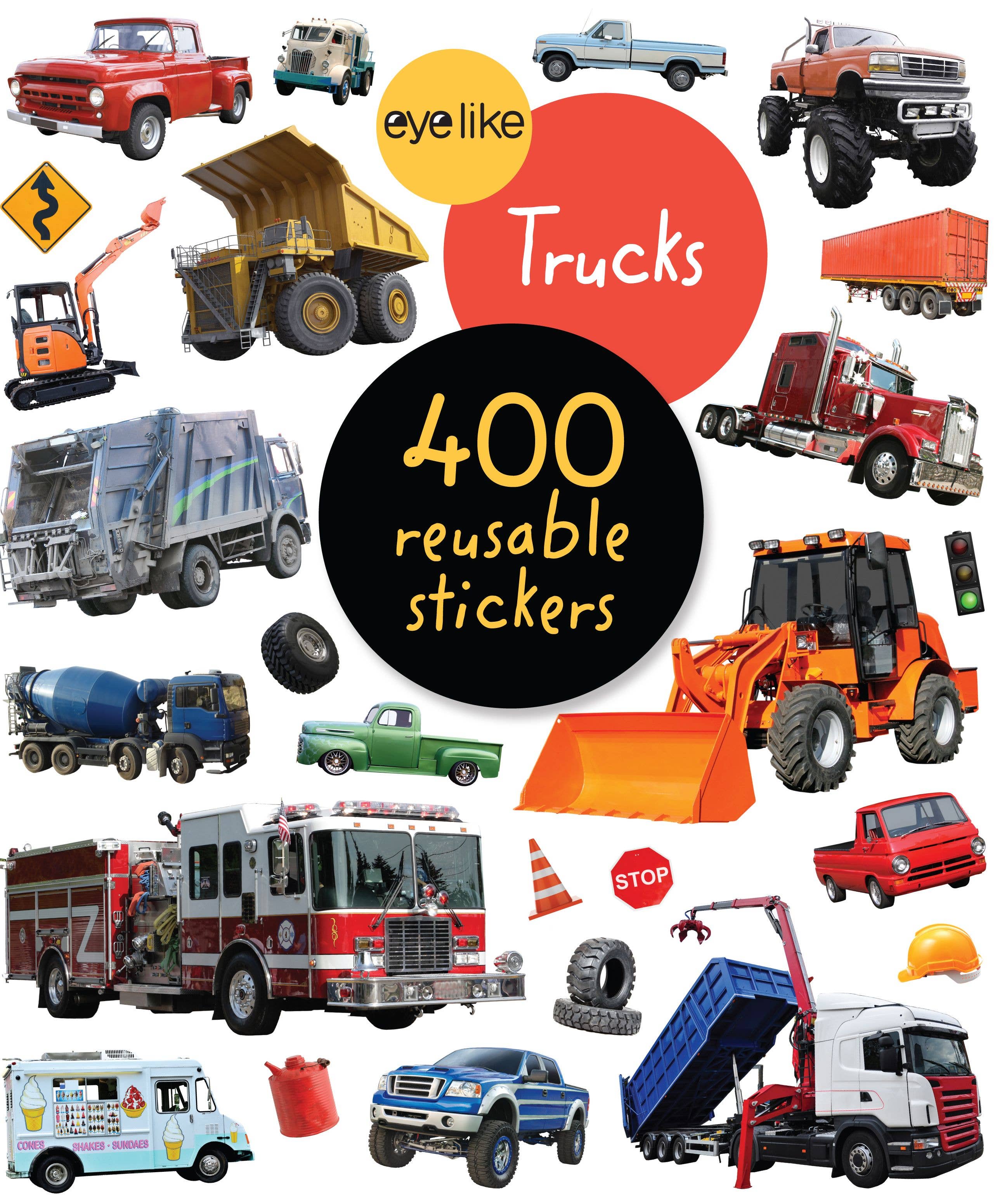 Trucks:Eyelike Stickers-Hachette Book Group – Cultural Interiors