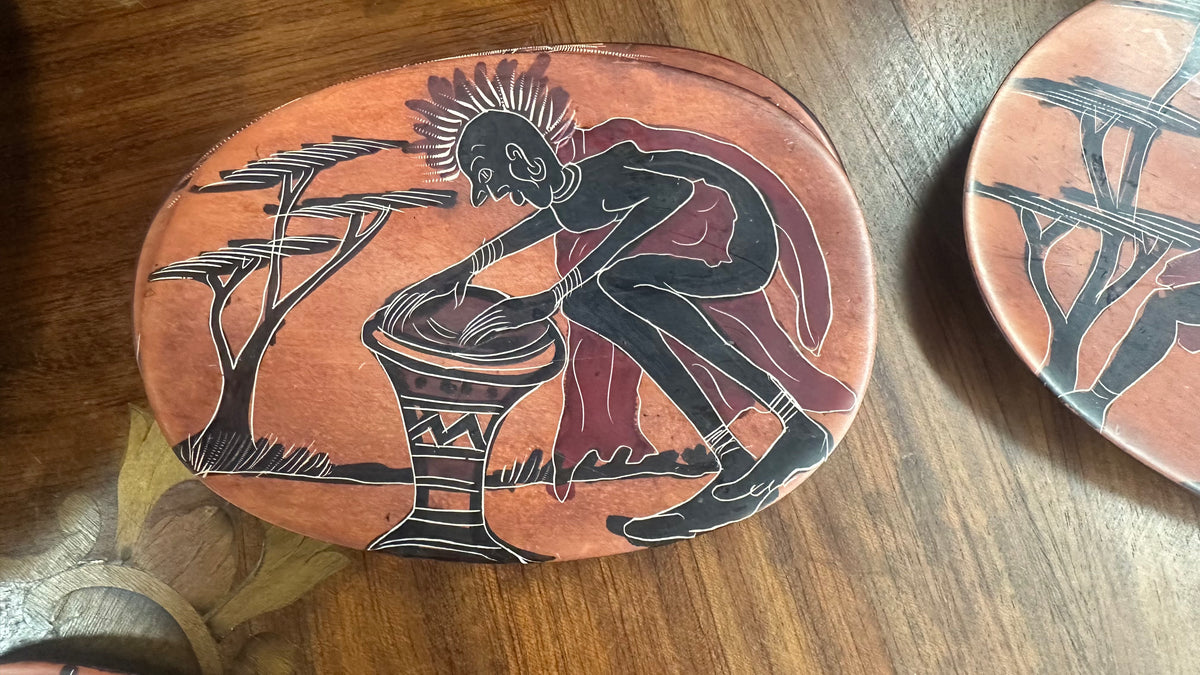 Kenyan Soapstone Plate – Cultural Interiors