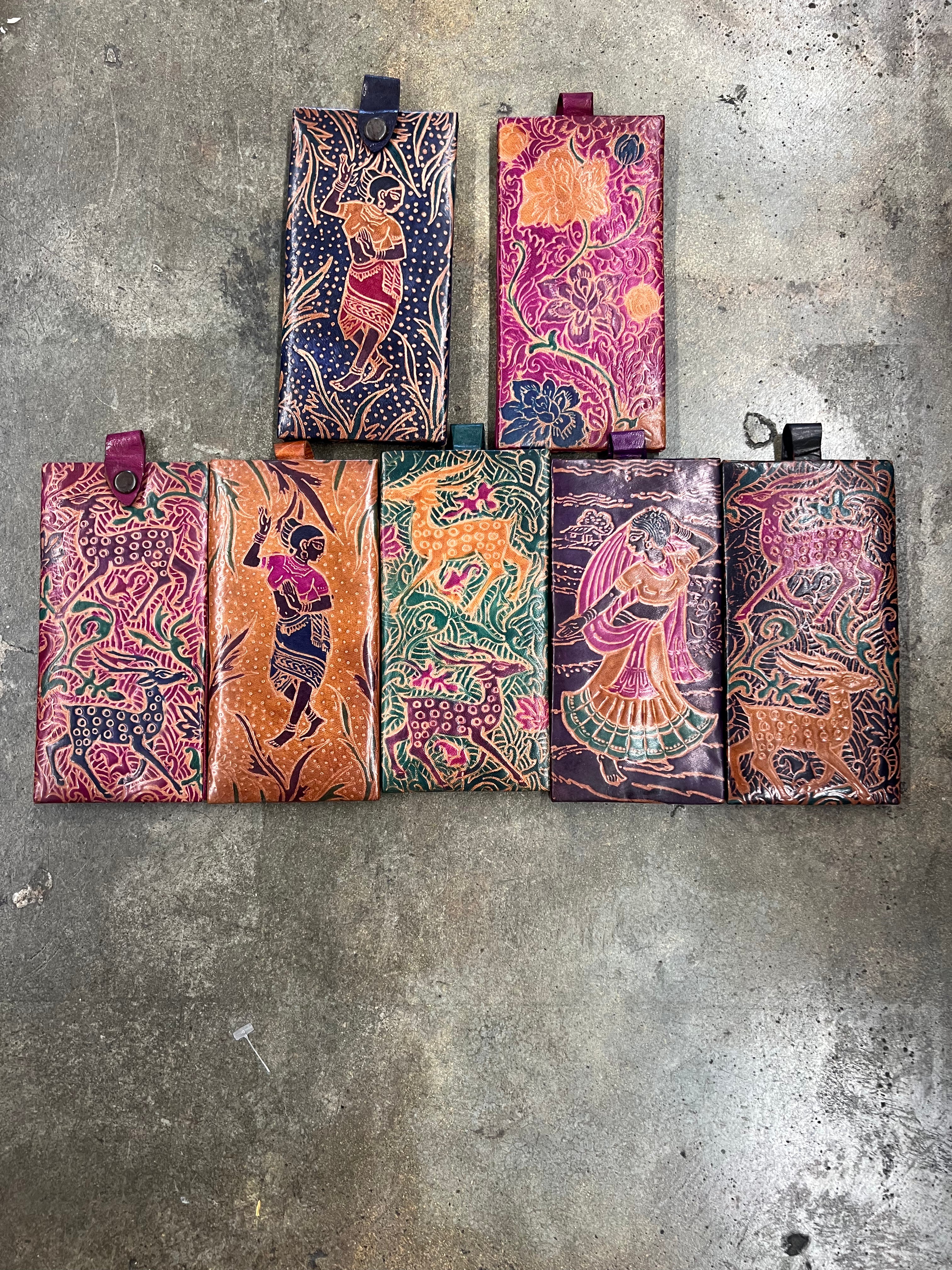 Leather Hand Tooled Pouch – Cultural Interiors