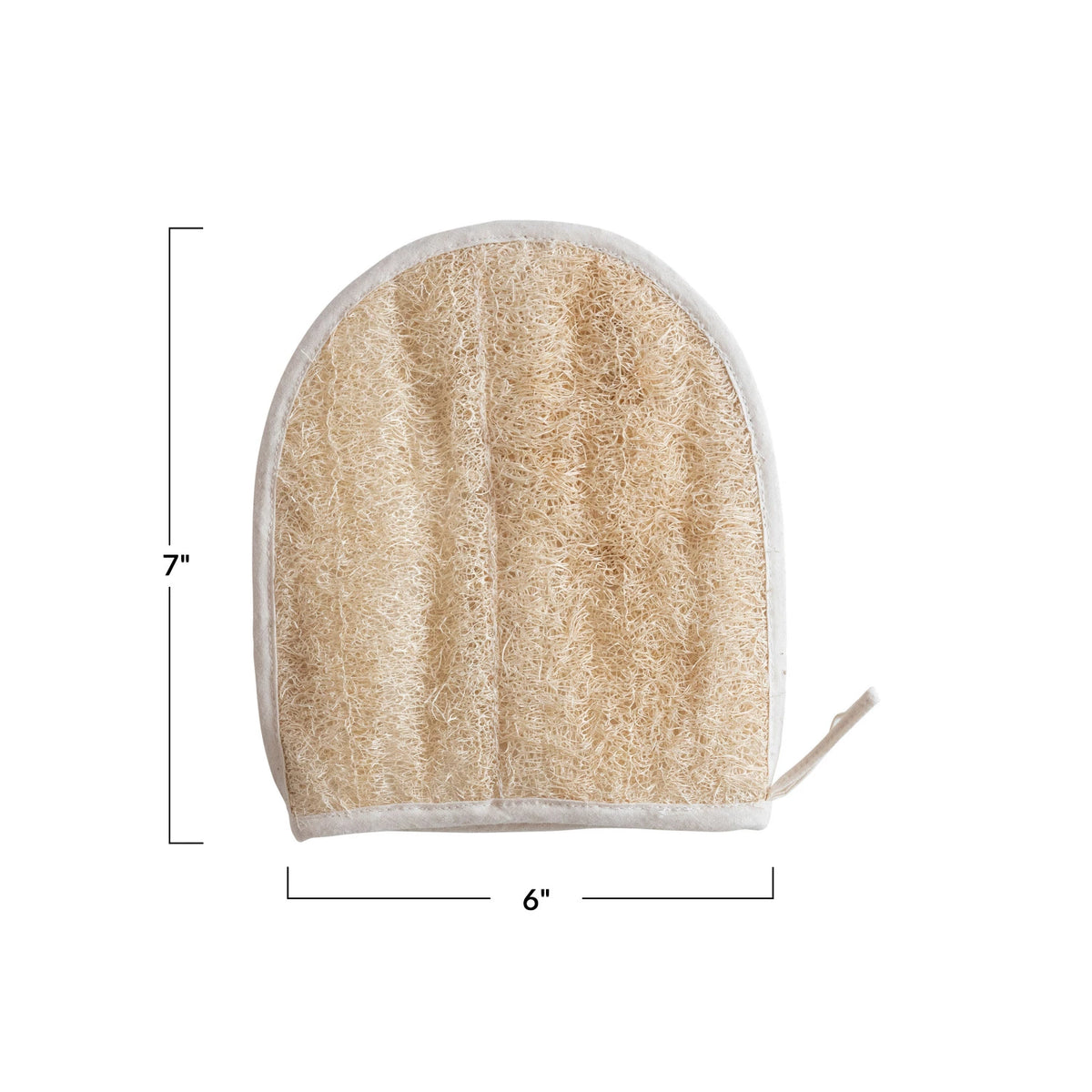 Cotton Terry Cloth/Loofah Shower Mitt w/ Loop – Cultural Interiors