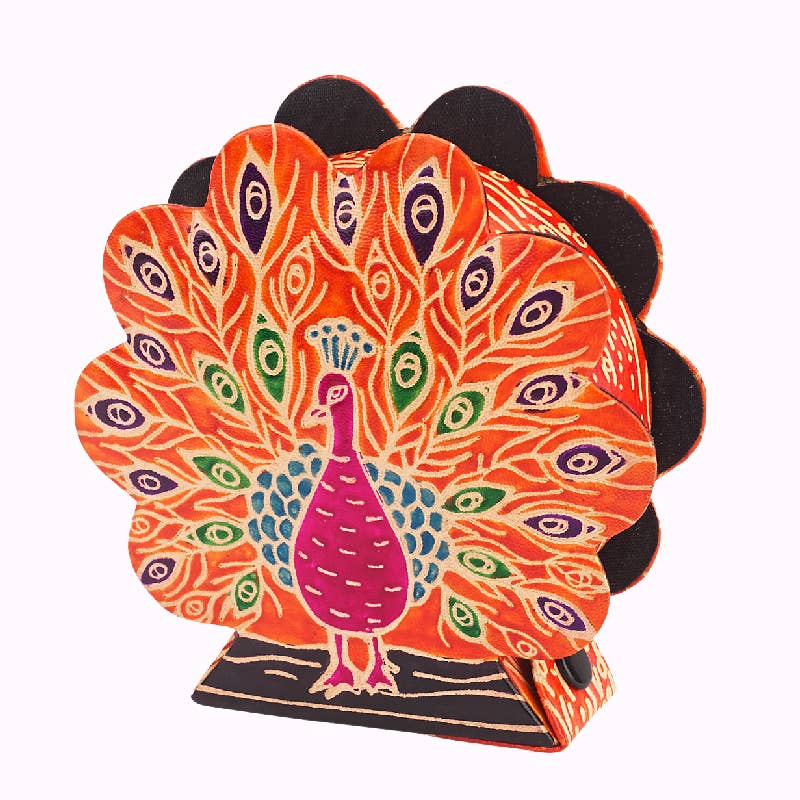 Benjamin International - Peacock Leather Bank – Cultural Interiors