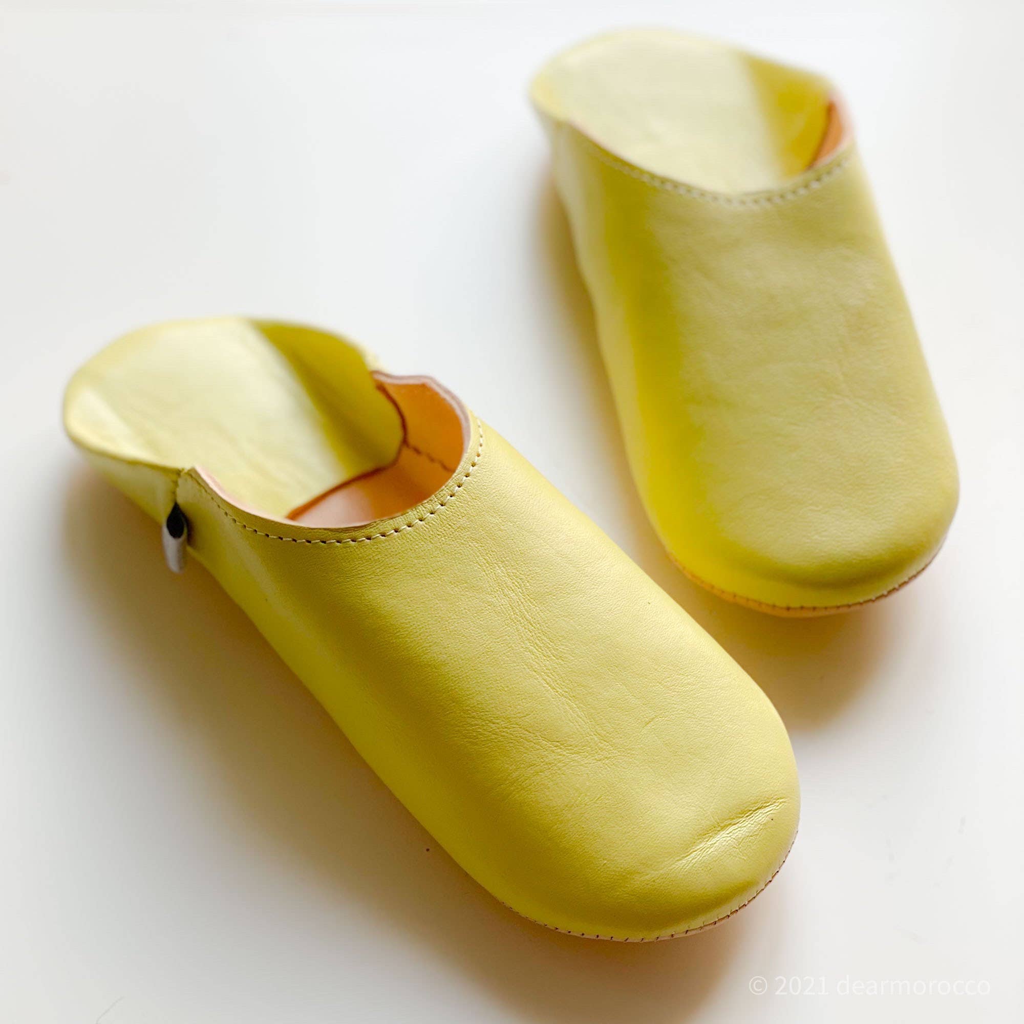 dear Morocco - Moroccan leather Slipper Babouche // Simple Lemongrass ...